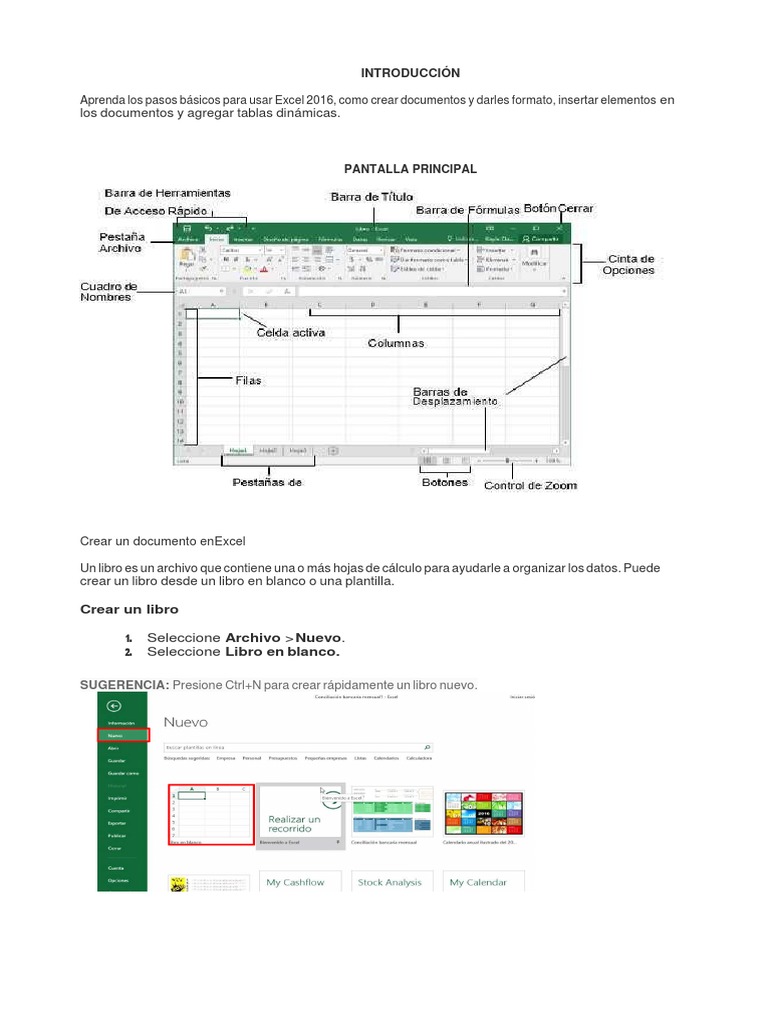Primero Spa Sos Excel 2016 | PDF | Hoja de cálculo | Tabla (base de datos)