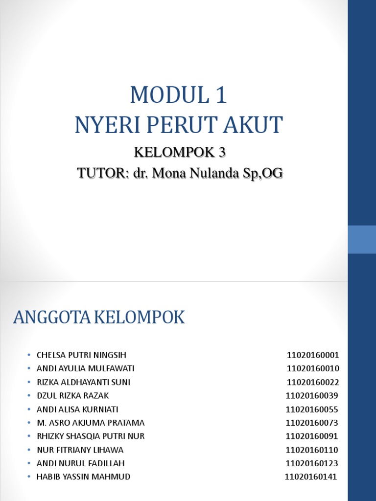 PBL Modul 1 | PDF