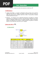 Circuits Séquentiels Bascules Et Compteur | PDF | Électrotechnique | Design électronique