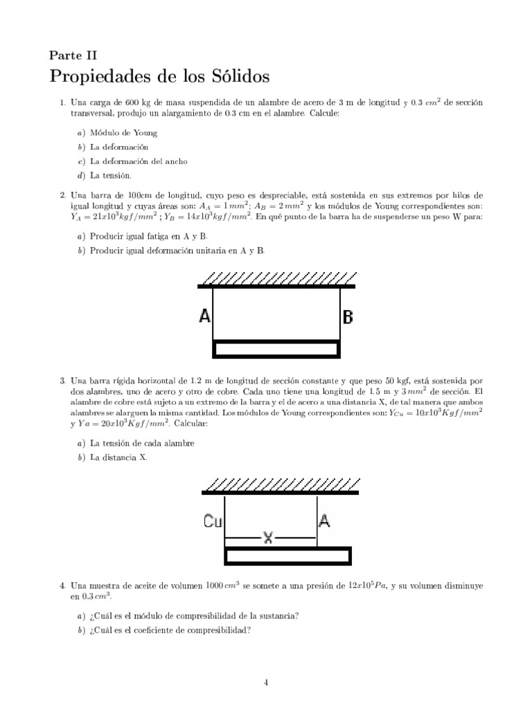 Propiedades Elasticas de Materiales | PDF | El módulo de Young | Aluminio