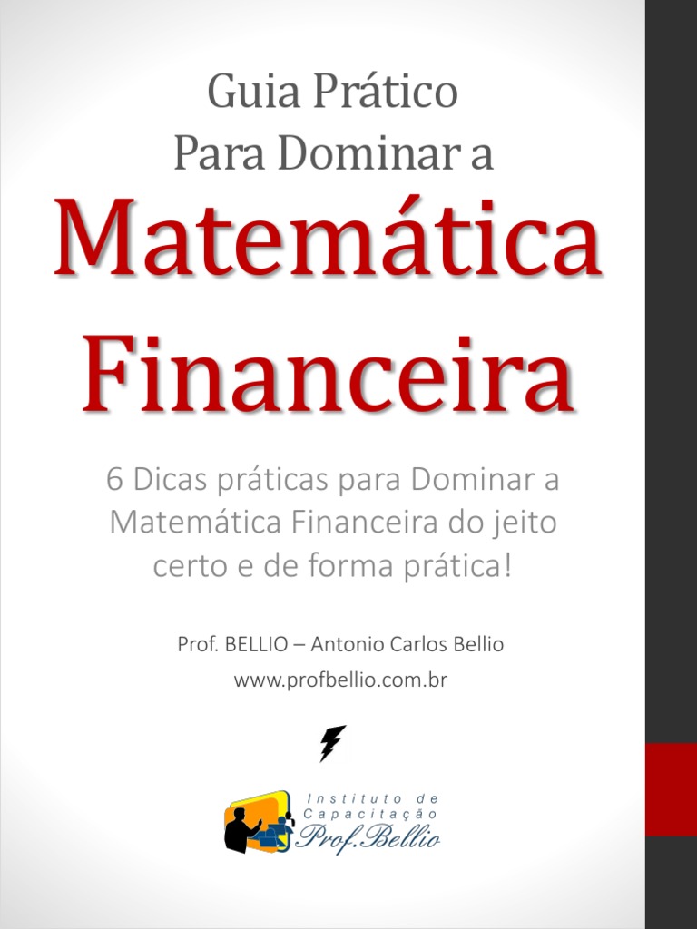 6 Dicas para Dominar Matemática Financeira | PDF | Juros | Finanças ...