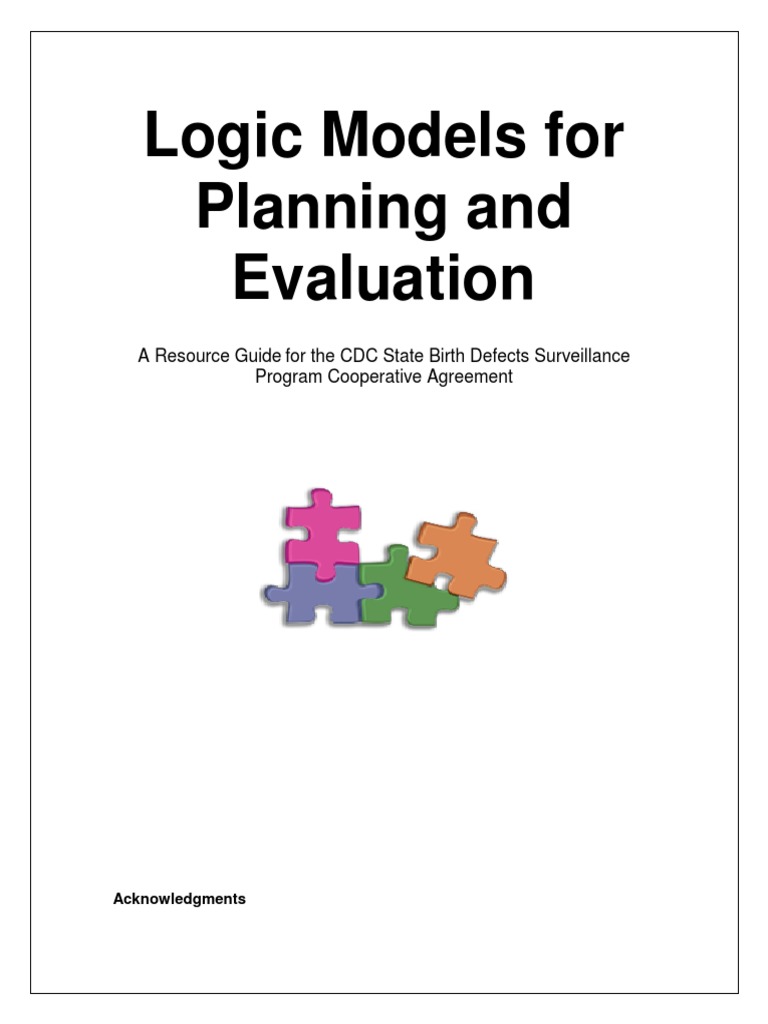 Logic Models For Planning and Evaluation | PDF | Conceptual Model ...