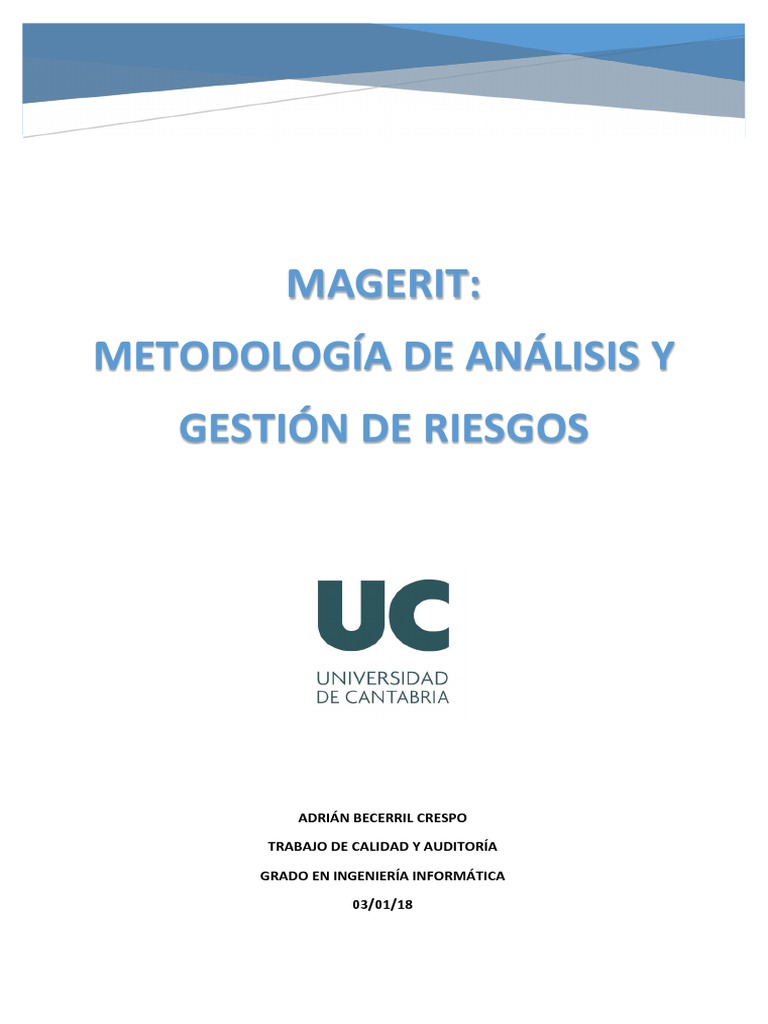 Magerit | PDF | Riesgo | Información