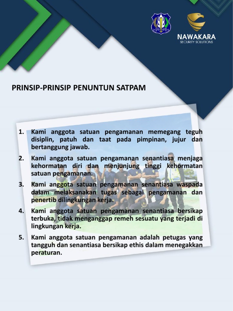 Prinsip Satpam | PDF