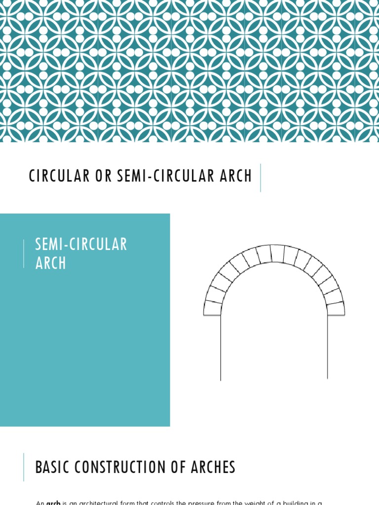 Semi-Circular Arch in Roman Architecture | PDF | Architectural Elements ...