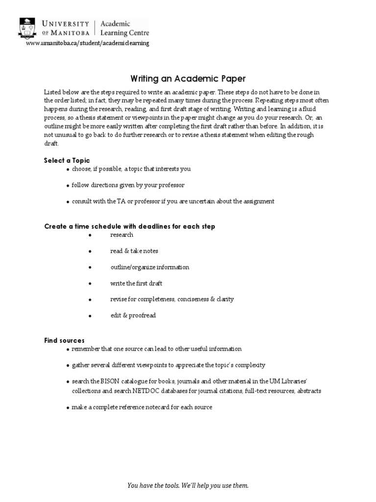 Writing An Academic Paper NEW PDF | PDF | Thesis | Academic Publishing