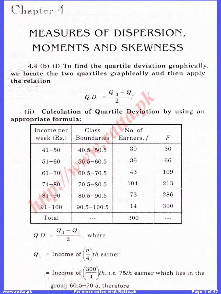 Statistics CH 4 Exercise Solution | PDF