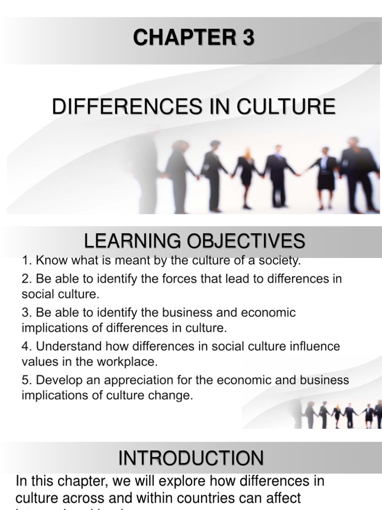 Differences in Culture | PDF | Social Stratification | Norm (Social)