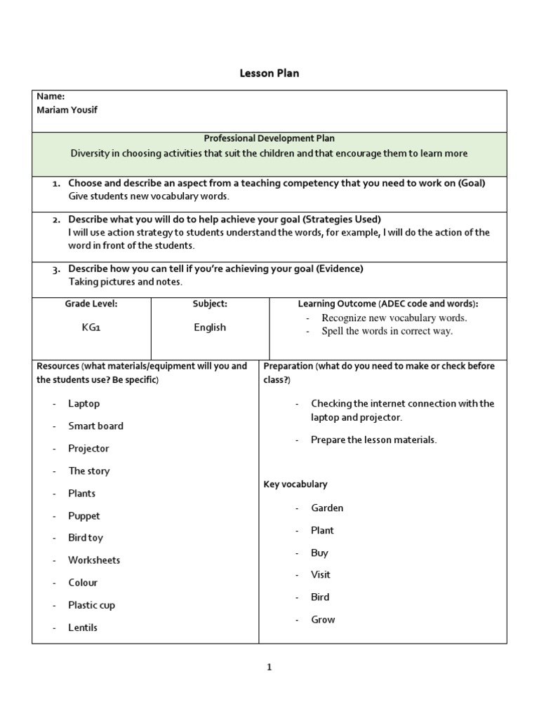 Lesson Plan 8 | PDF | Lesson Plan | Teachers