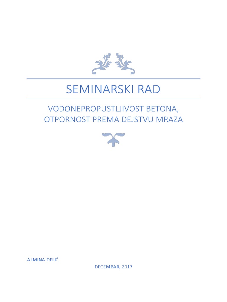 Seminarski Rad | PDF