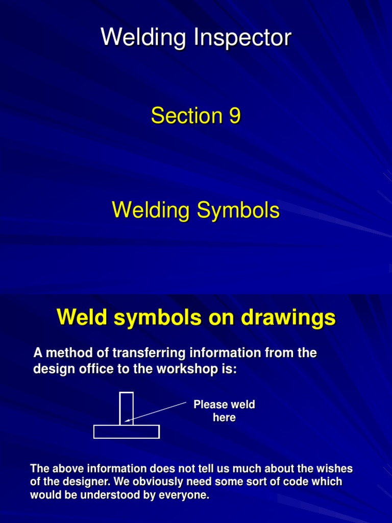 9 Welding Symbols | PDF | Metalworking | Welding