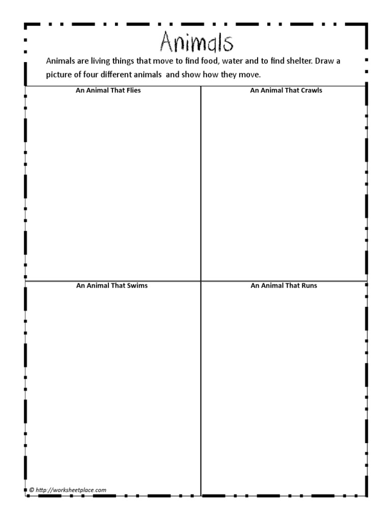 Animal Classification Worksheet | PDF