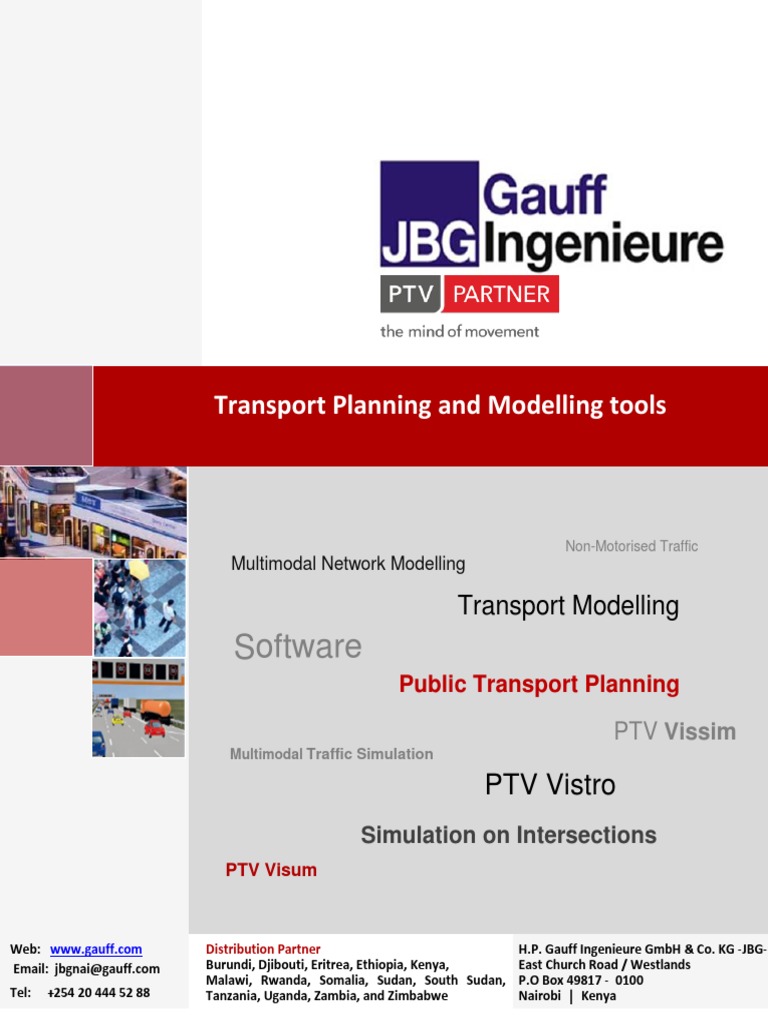 PTV Software Document | PDF | Traffic | Simulation