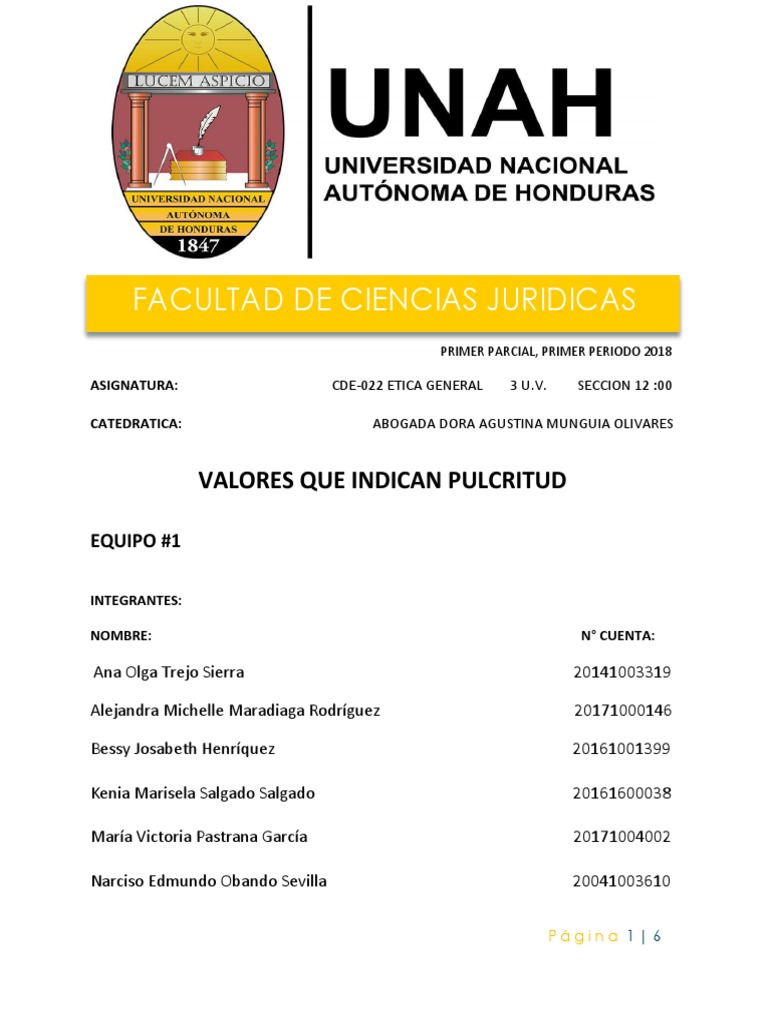 Valores pulcritud | Moralidad | Bienestar