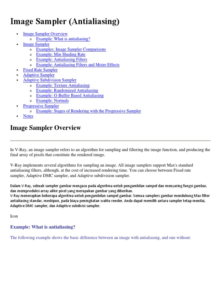 Image Sampler | PDF | Rendering (Computer Graphics) | Texture Mapping