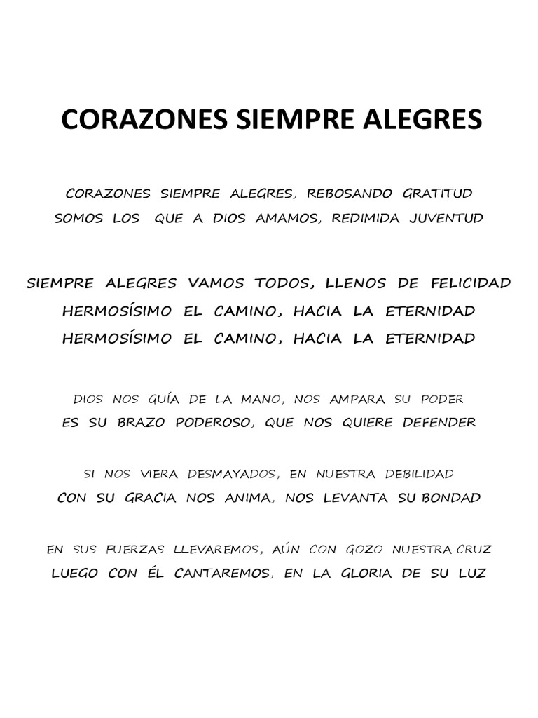 Corazones Siempre Alegres | PDF