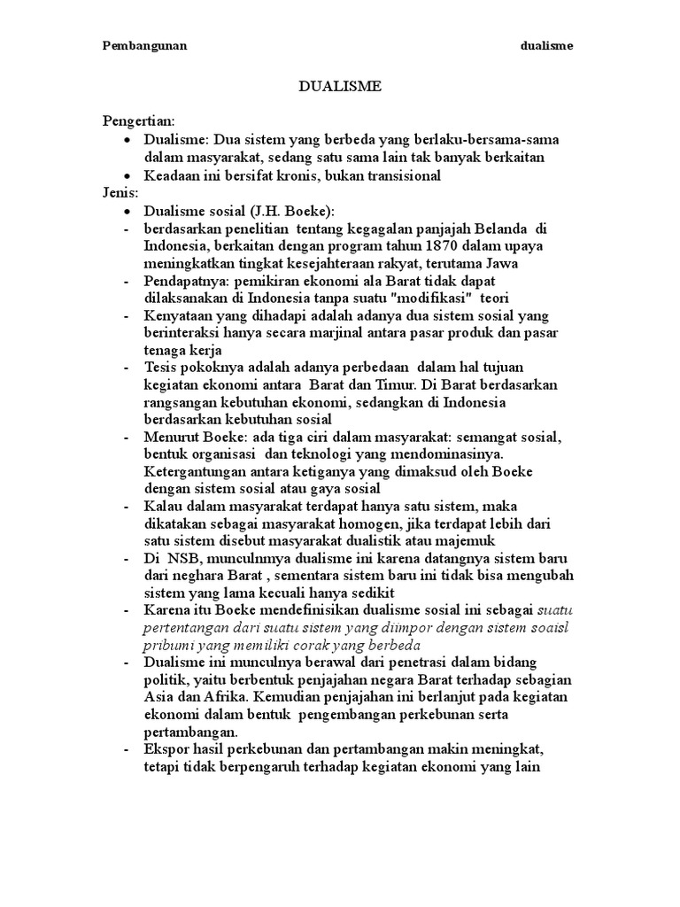 DUALISME | PDF | Politik