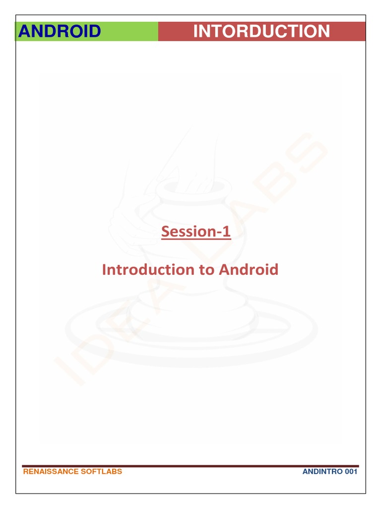 Understanding The Architecture And Building Blocks Of The Android Operating System Pdf
