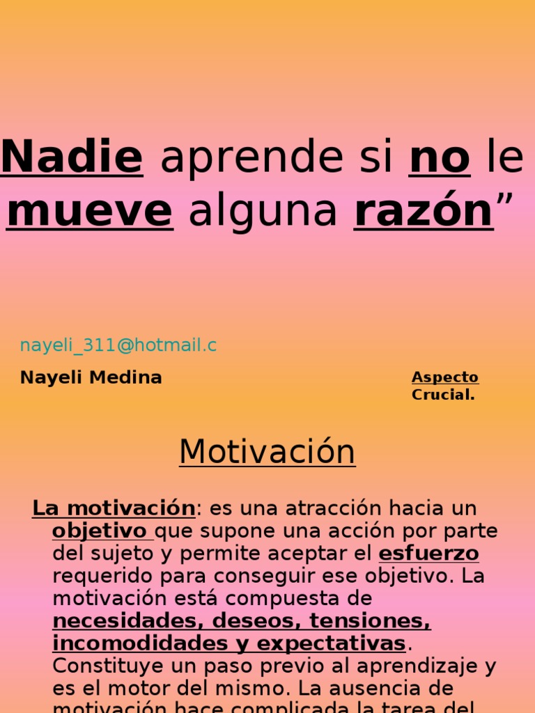 Motivación en El Aula | PDF | Plan de estudios | Maestros