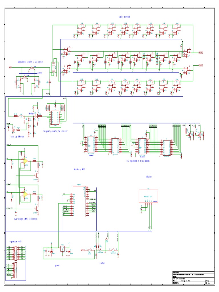 K3NG Arduino Antenna Tuner - QRO Uno Version - Rev A - 2012031801 | PDF