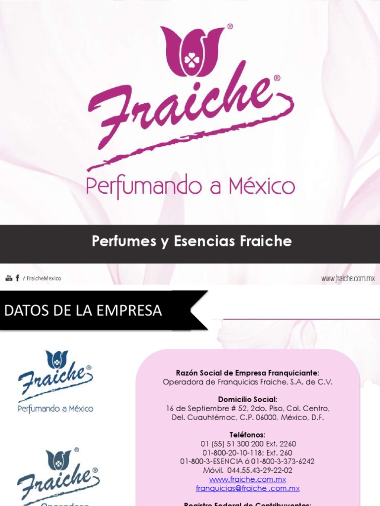 Perfumando a México: Detalles de la franquicia Fraiche para la ...