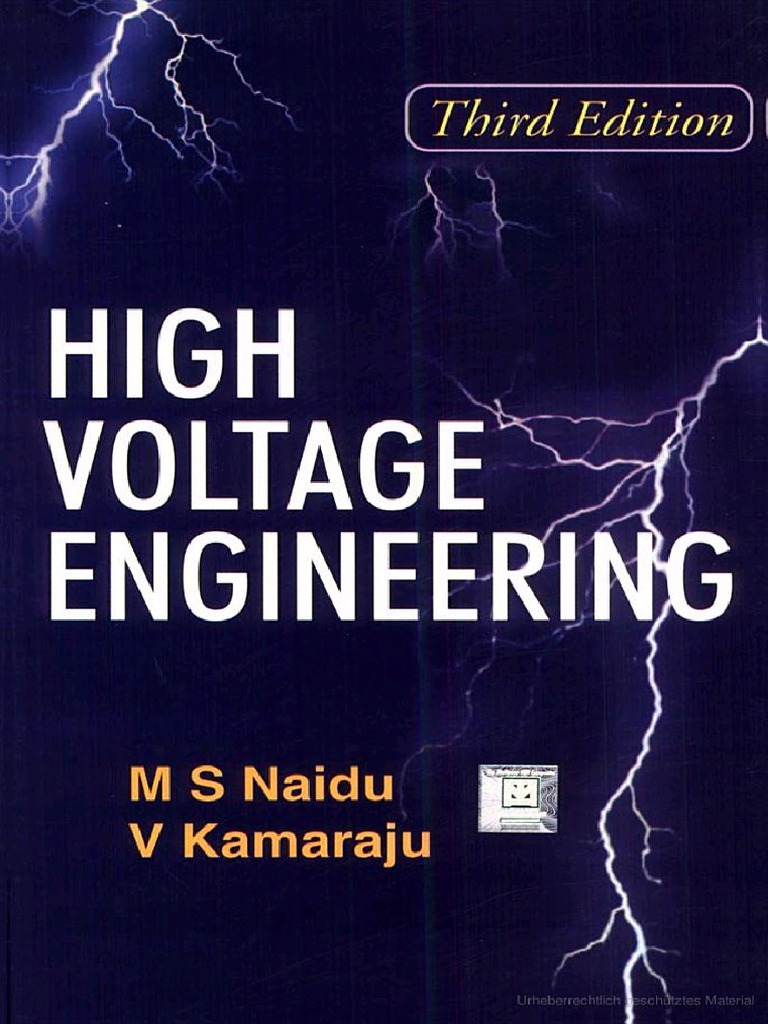 High Voltage Engineering - 3ED - M. S. Naidu-V. Kamaraju PDF | PDF