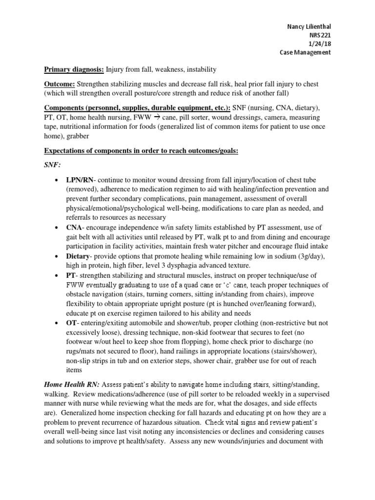 Case Management | PDF | Nursing | Preventive Healthcare