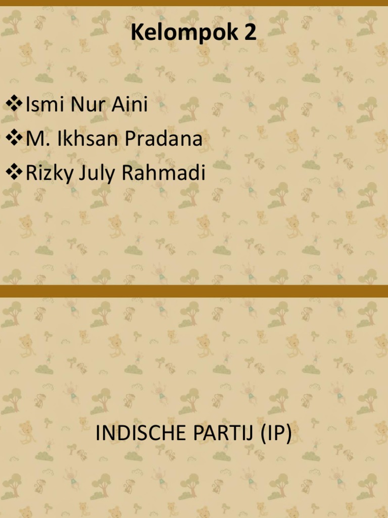 Sejarah Indische Partij | PDF