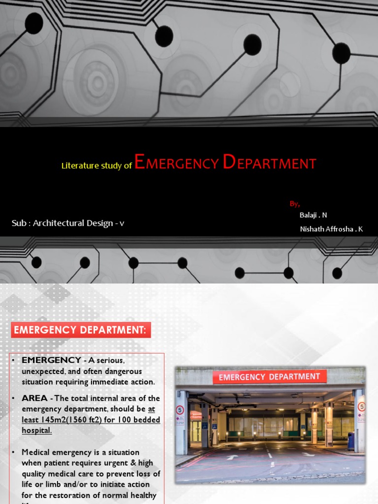 Emergency Department Architectural Design Guide | PDF | Stairs ...