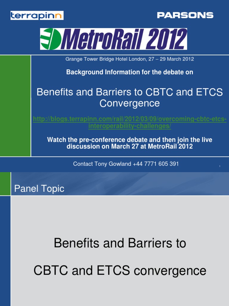 CBTC vs ETCS: Key Differences Explained | PDF | Rapid Transit | Rail ...