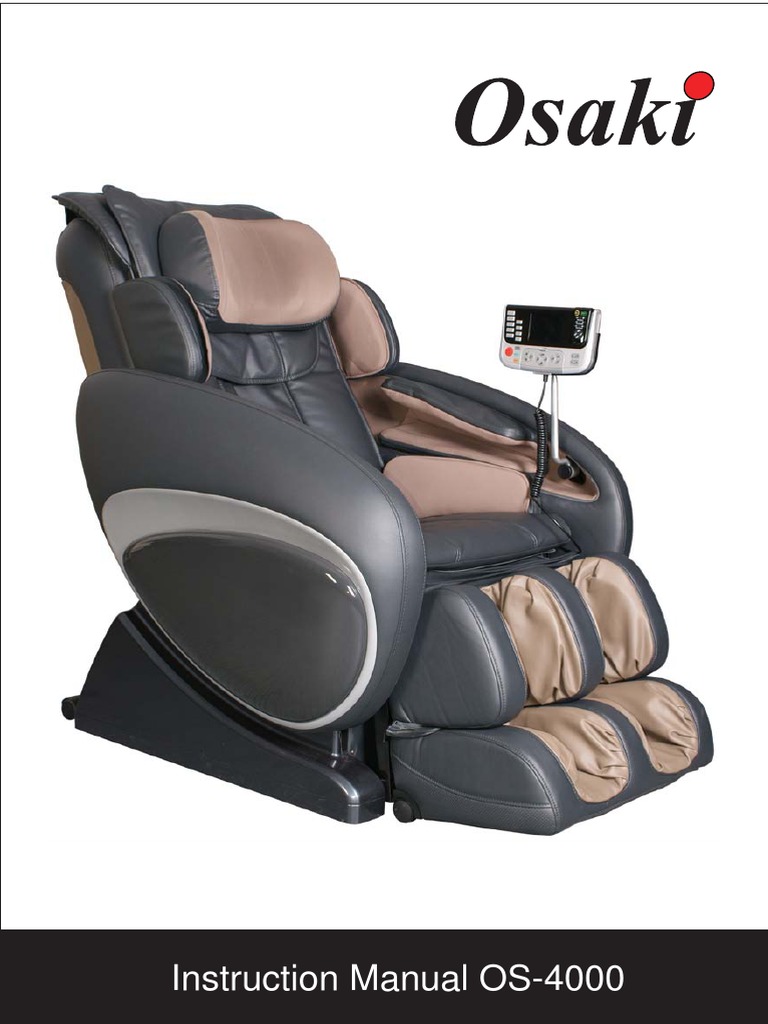 OS 4000 Manual | Download Free PDF | Chair | Ac Power Plugs And Sockets