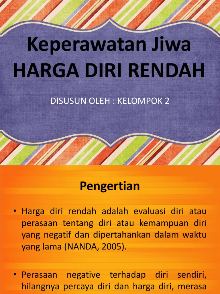 Harga Diri Rendah | PDF