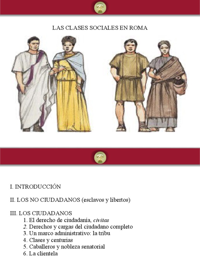 Clases Sociales De La Antigua Roma Calaméo Clases Sociales Y