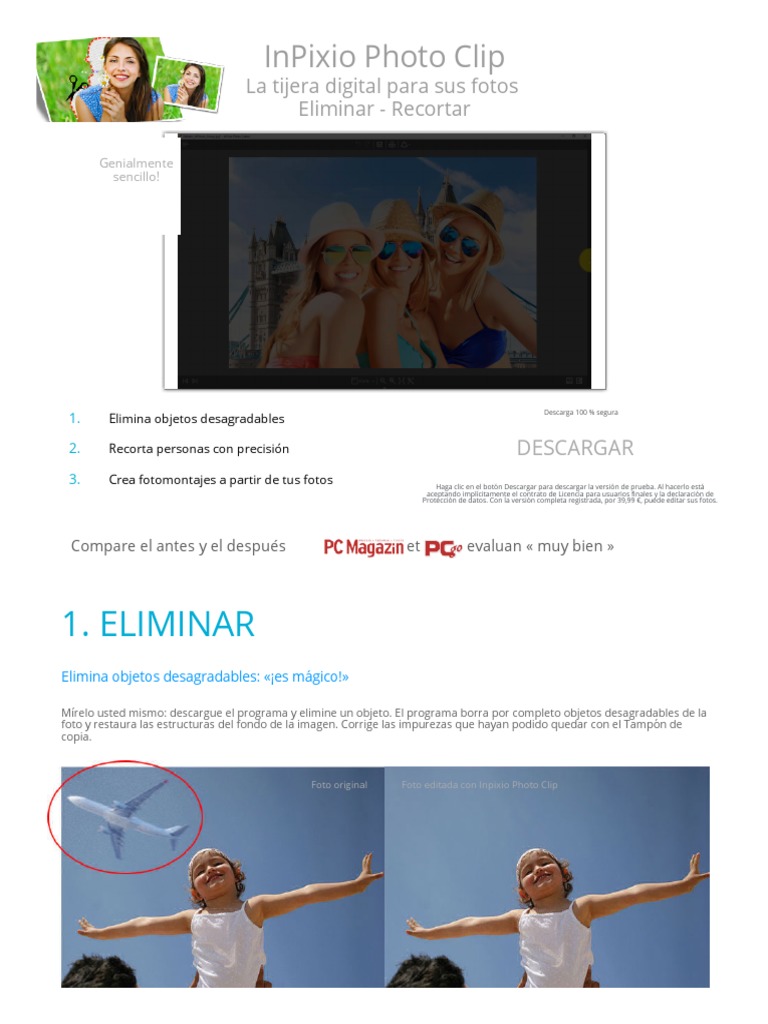 TUTORIAL InPixio Photo Clip | PDF | Microsoft Windows | Informática