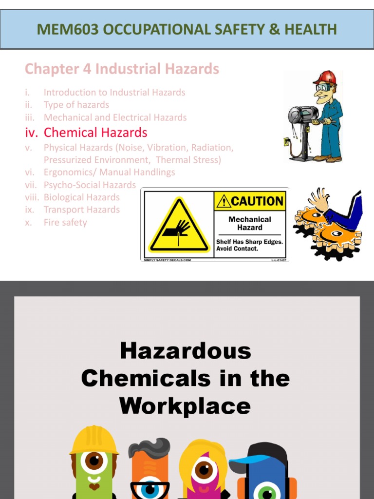 Chemical Hazards In The Workplace