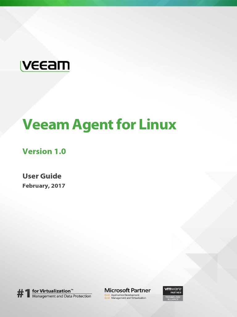 Veeam Agent Linux 1 0 User Guide en | PDF | Backup | Linux
