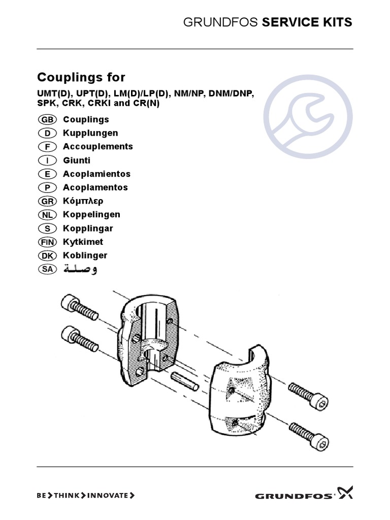 Comprehensive Guide to Grundfos Service Kit Couplings for Various Pump ...