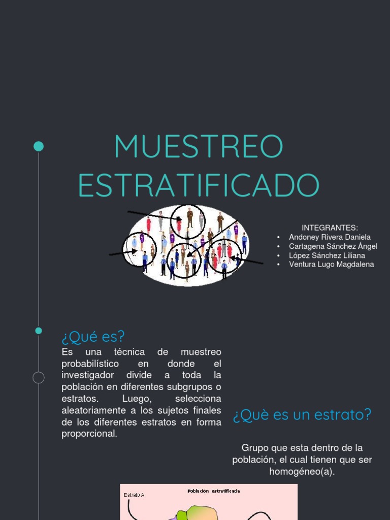 Guía de Muestreo Estratificado | PDF | Muestreo (Estadísticas ...