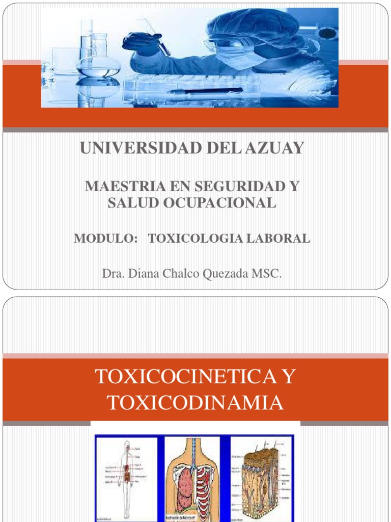 Toxicocinetica Toxicodinamia | PDF | Biotransformación | Metabolismo