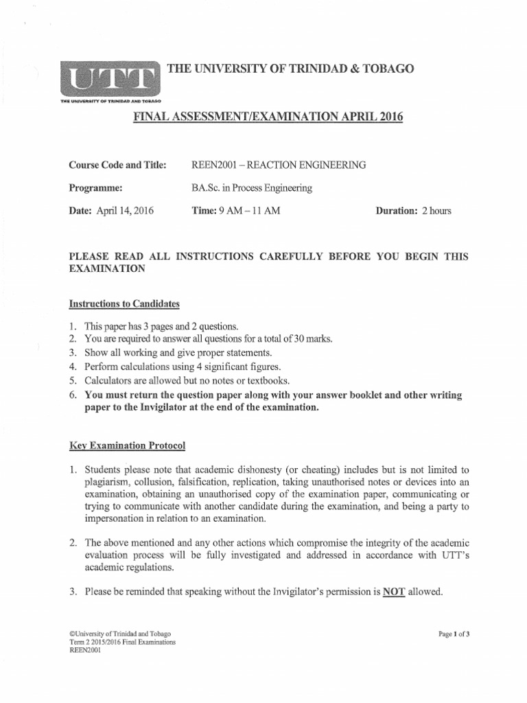 Past Paper Utt | PDF