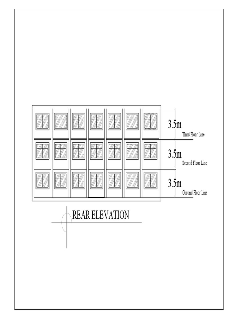 Rear Elevation Layout1 | PDF