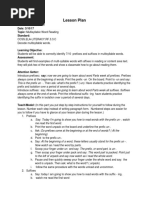 Affixes Lesson Plan and Materials 9-20 | PDF | Word | Phonics