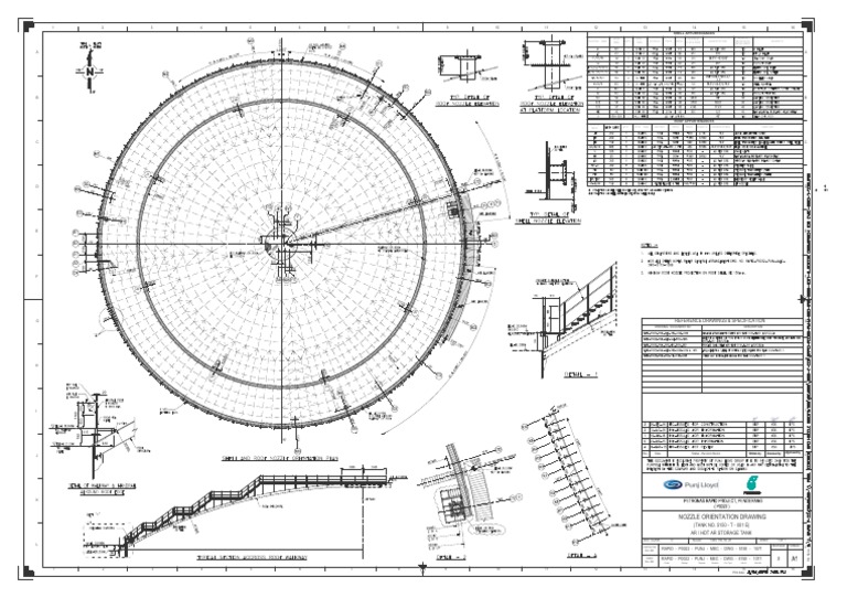 Nozzle Orientation Drawing: Reference Drawings & Specification | PDF