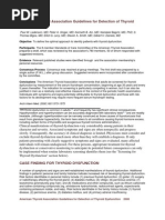ATA AACE Guidelines For Thypothyroidism in Adults | PDF ...