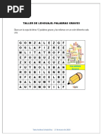 Sopa de Letras de Sustantivos Colectivos y Abstractos - 1 | PDF