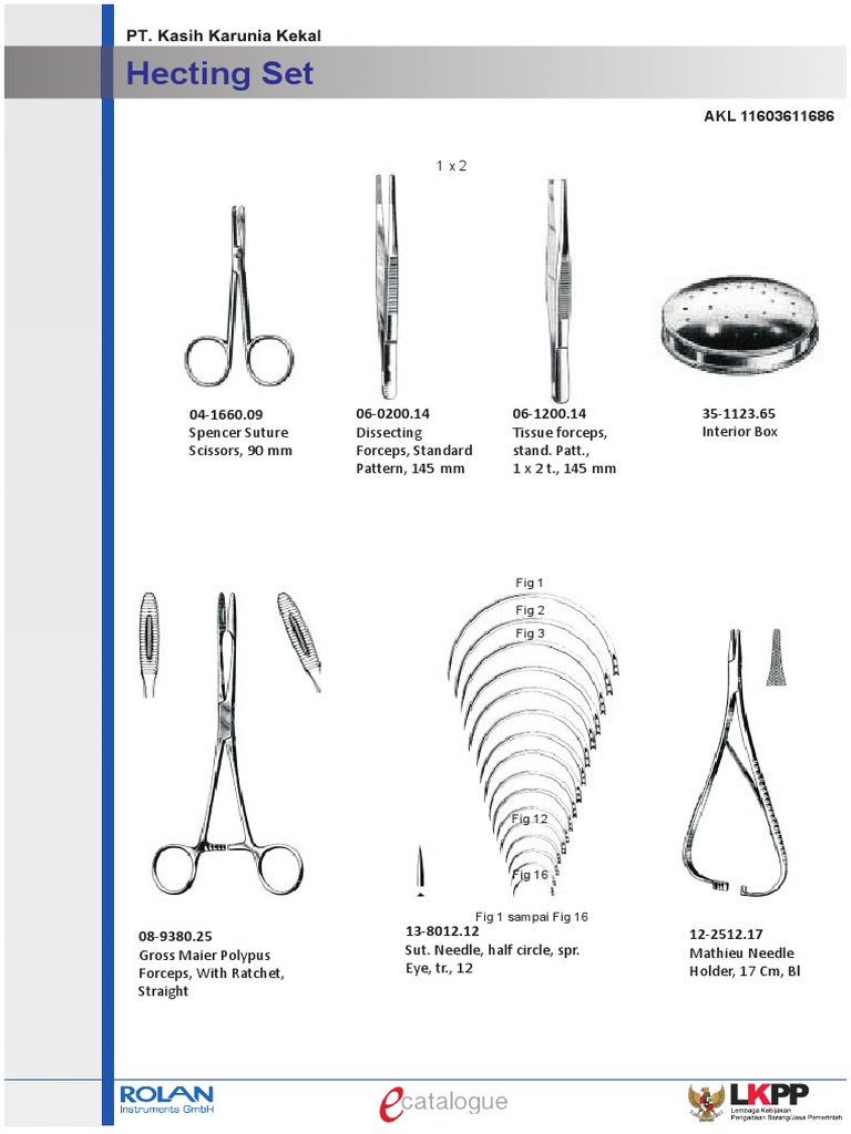 Brosur ROLAN Hecting Set | PDF | Medical Equipment