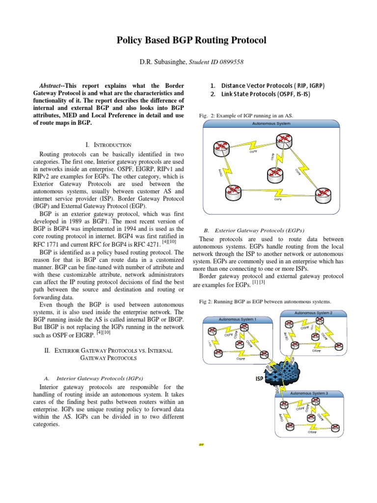 Policy Based BGP Routing | PDF | Routing | Router (Computing)
