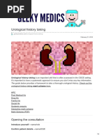 Stroke and TIA History Taking OSCE Guide | PDF | Stroke | Patient