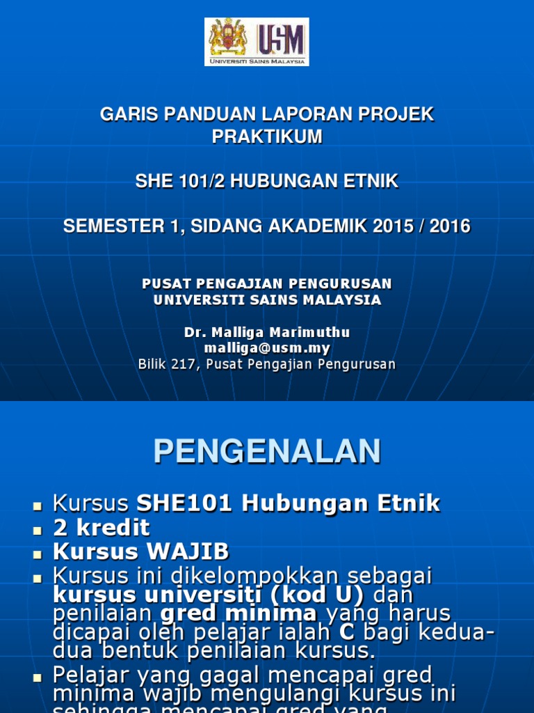 Garis Panduan Laporan Projek Praktikum | PDF