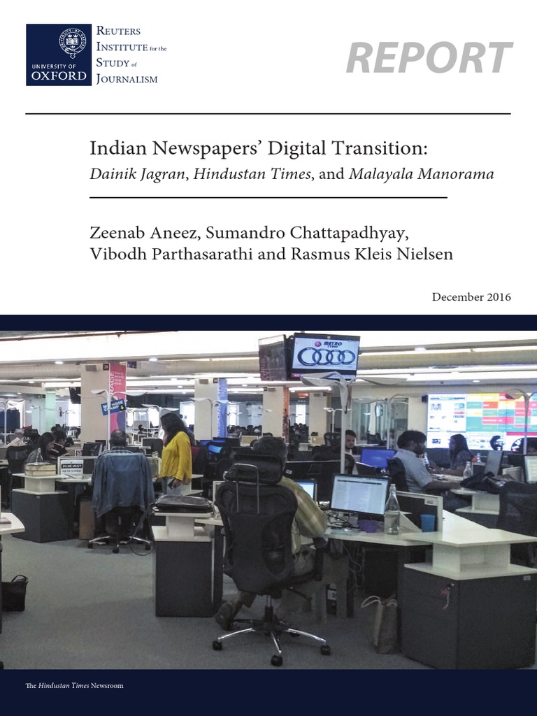 Indian Newspapers' Digital Transition PDF | PDF | Newspapers | Mass Media